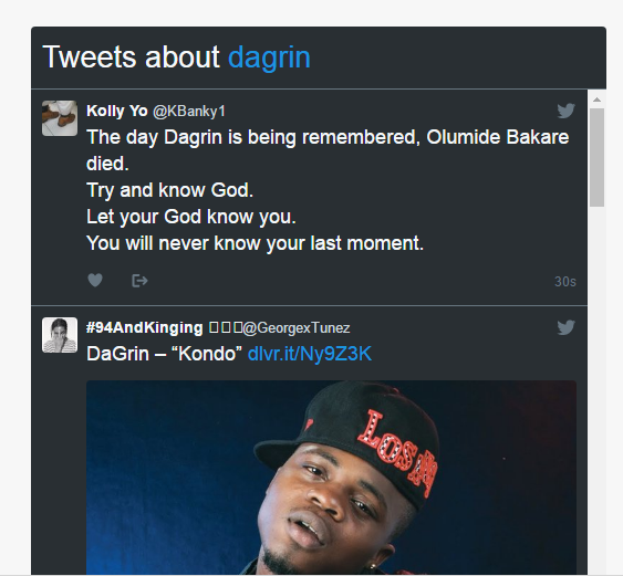 RIP! Seven years after, fans remember Dagrin - NAIJA.FM